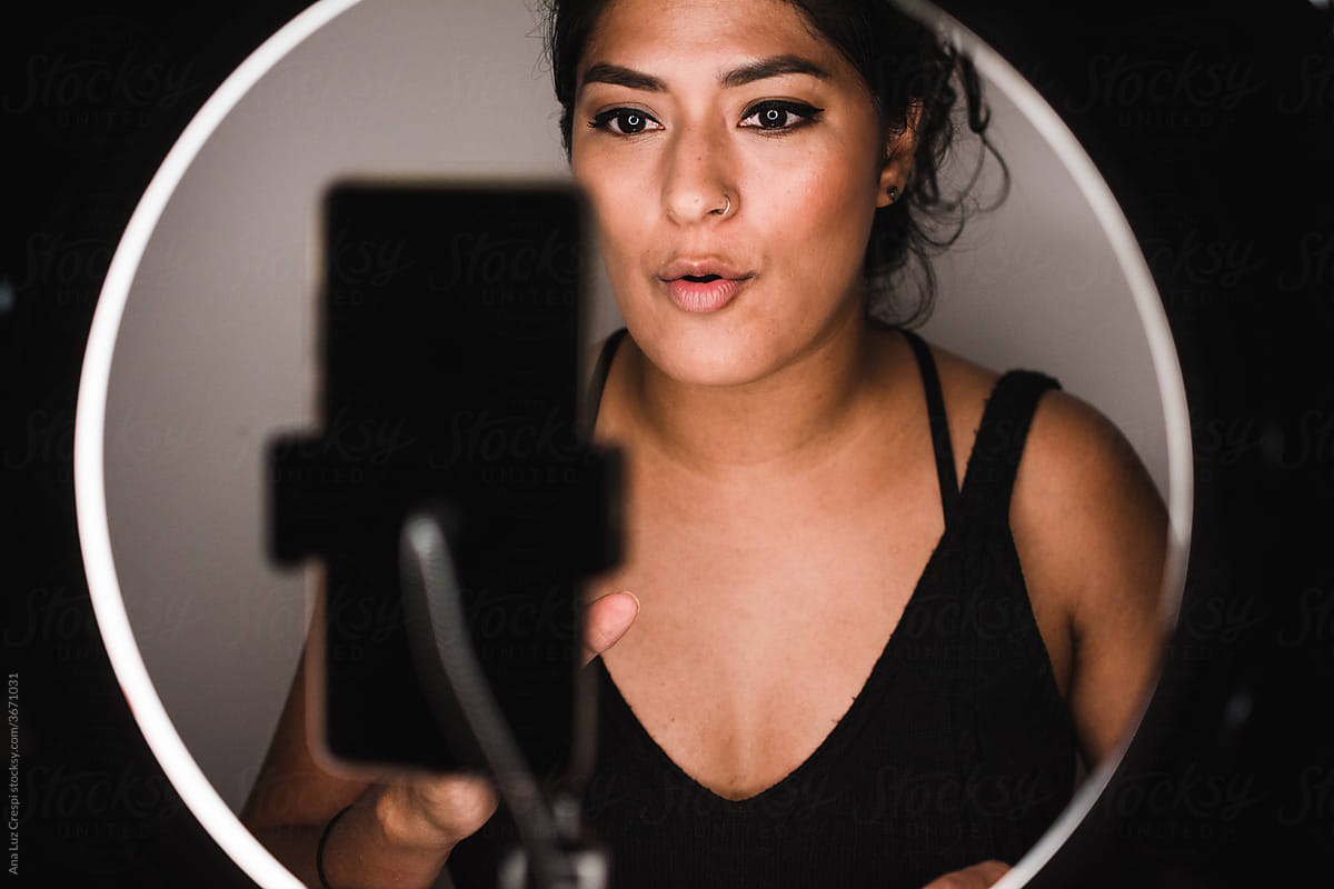 "Latin Influencer On Social Media" by Stocksy Contributor "Ana Luz ...