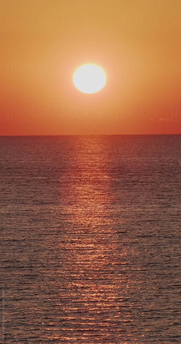 "Vertical Video Ocean Sunset" by Stocksy Contributor "Maryanne Gobble ...
