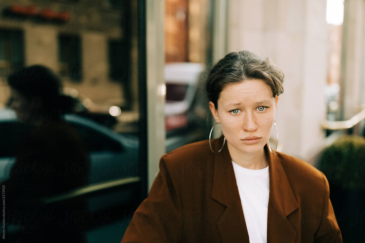 "Portrait Of Young Woman In Depression" by Stocksy Contributor "Alexey ...