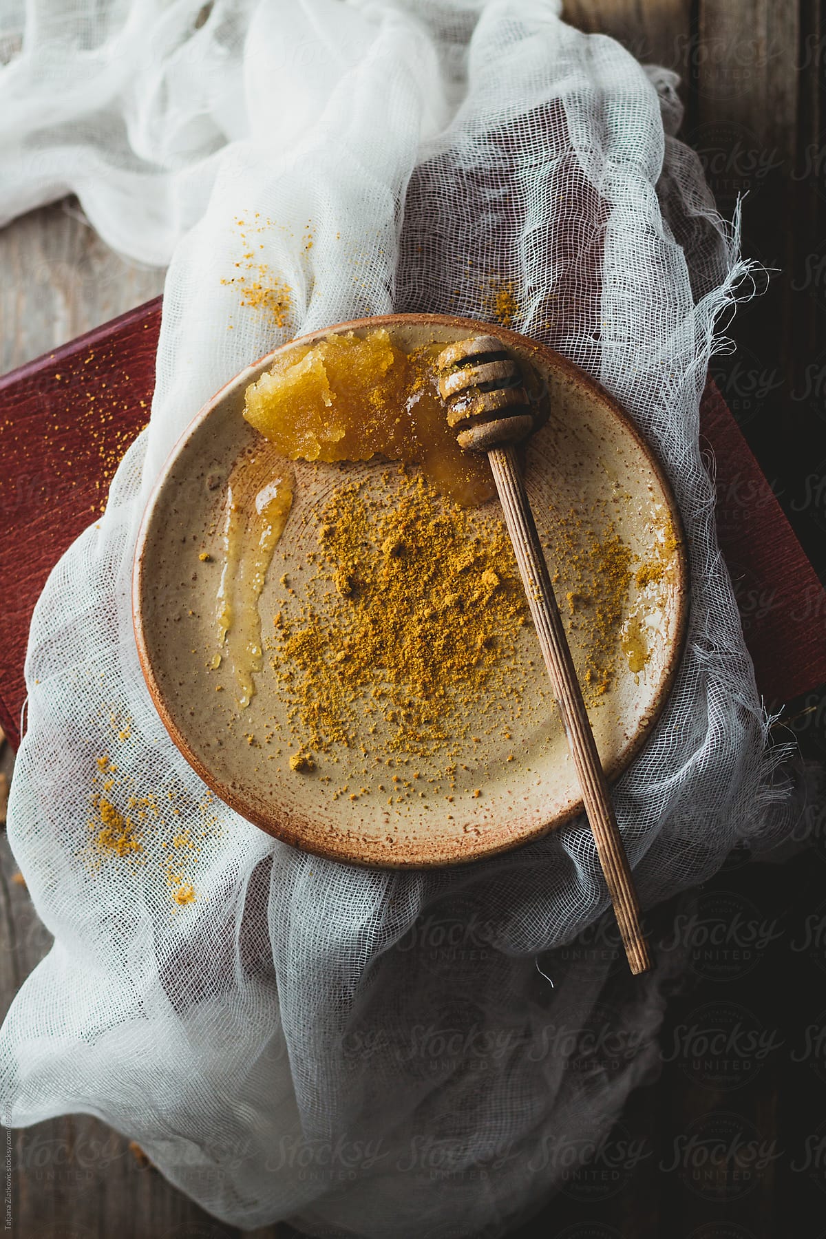 "Honey And Pollen On A Plate" by Stocksy Contributor "Tatjana Zlatkovic ...