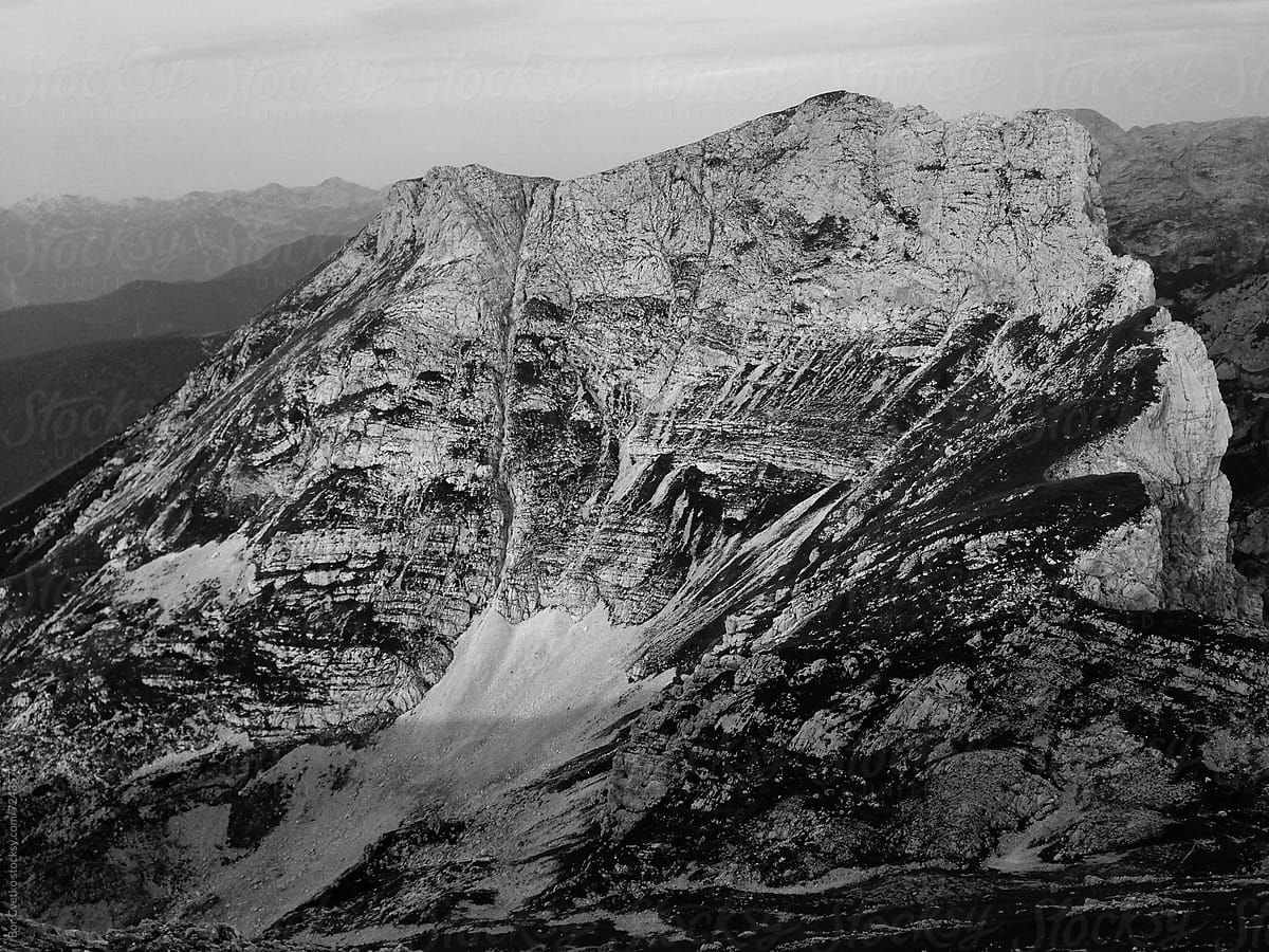 "Mountain On The Edge" by Stocksy Contributor "Bor Cvetko" - Stocksy