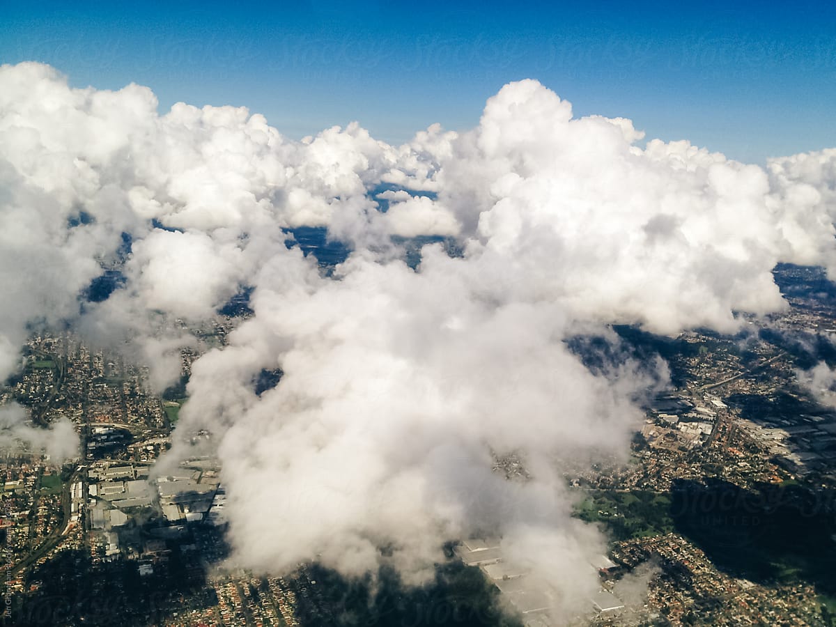 "View Out The Airplane Window" by Stocksy Contributor "Jen Grantham ...