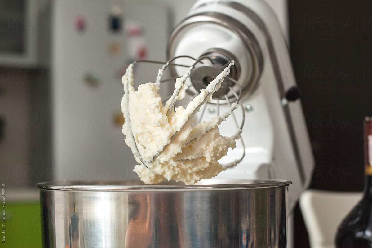"Whipped Filling On A Mixer" by Stocksy Contributor "Jelena Jojic Tomic ...