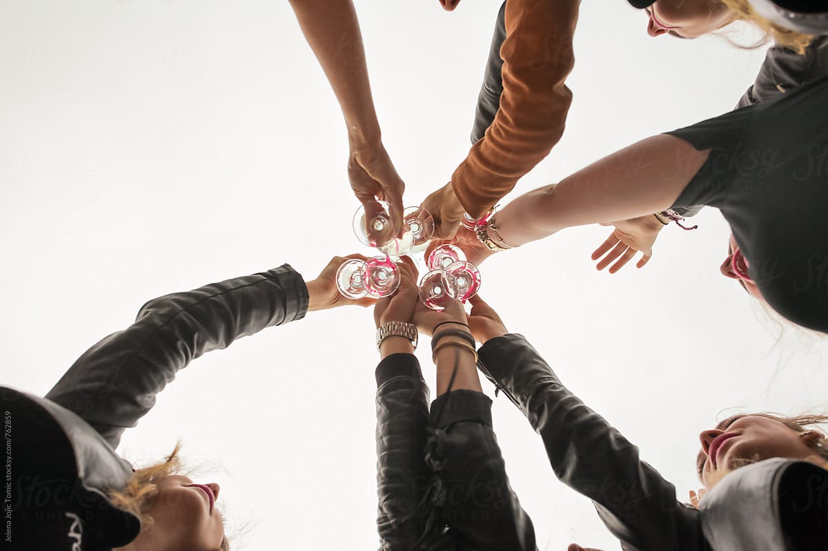 "The Women Toast" by Stocksy Contributor "Jelena Jojic Tomic" - Stocksy