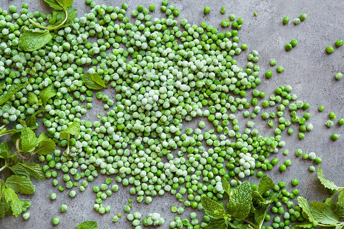 "Frozen Peas And Mint" by Stocksy Contributor "Nadine Greeff" - Stocksy