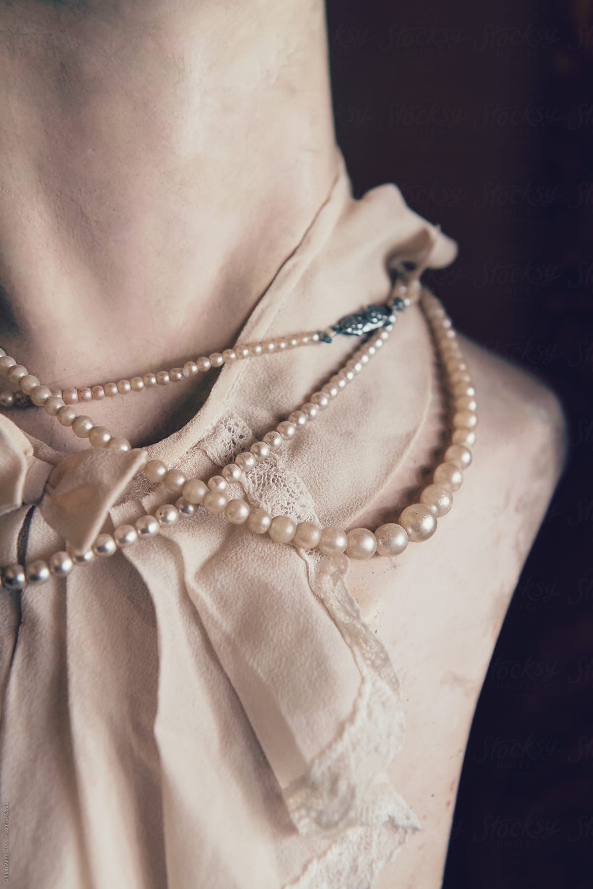 "Vintage Items Series, Pearl Necklace" by Stocksy Contributor "Gillian ...