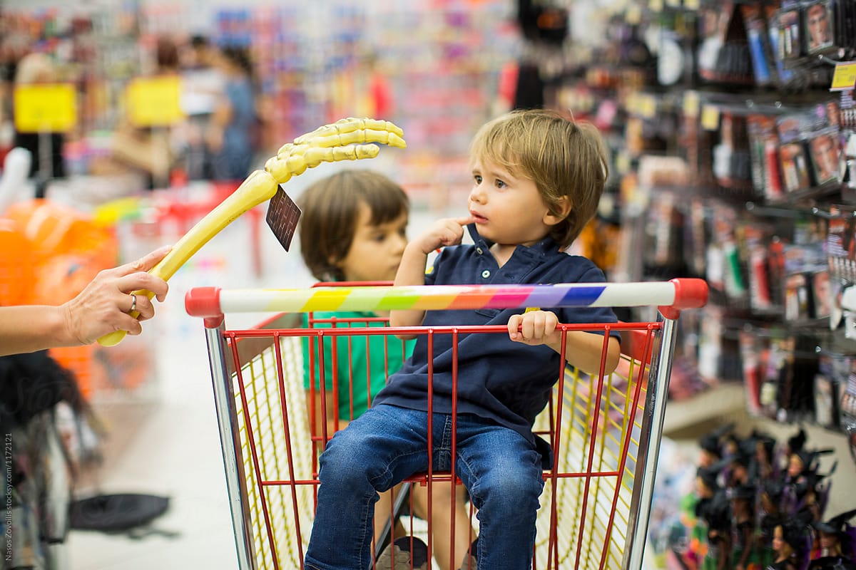 "Mother With Her Kids Shopping" by Stocksy Contributor "Nasos Zovoilis ...