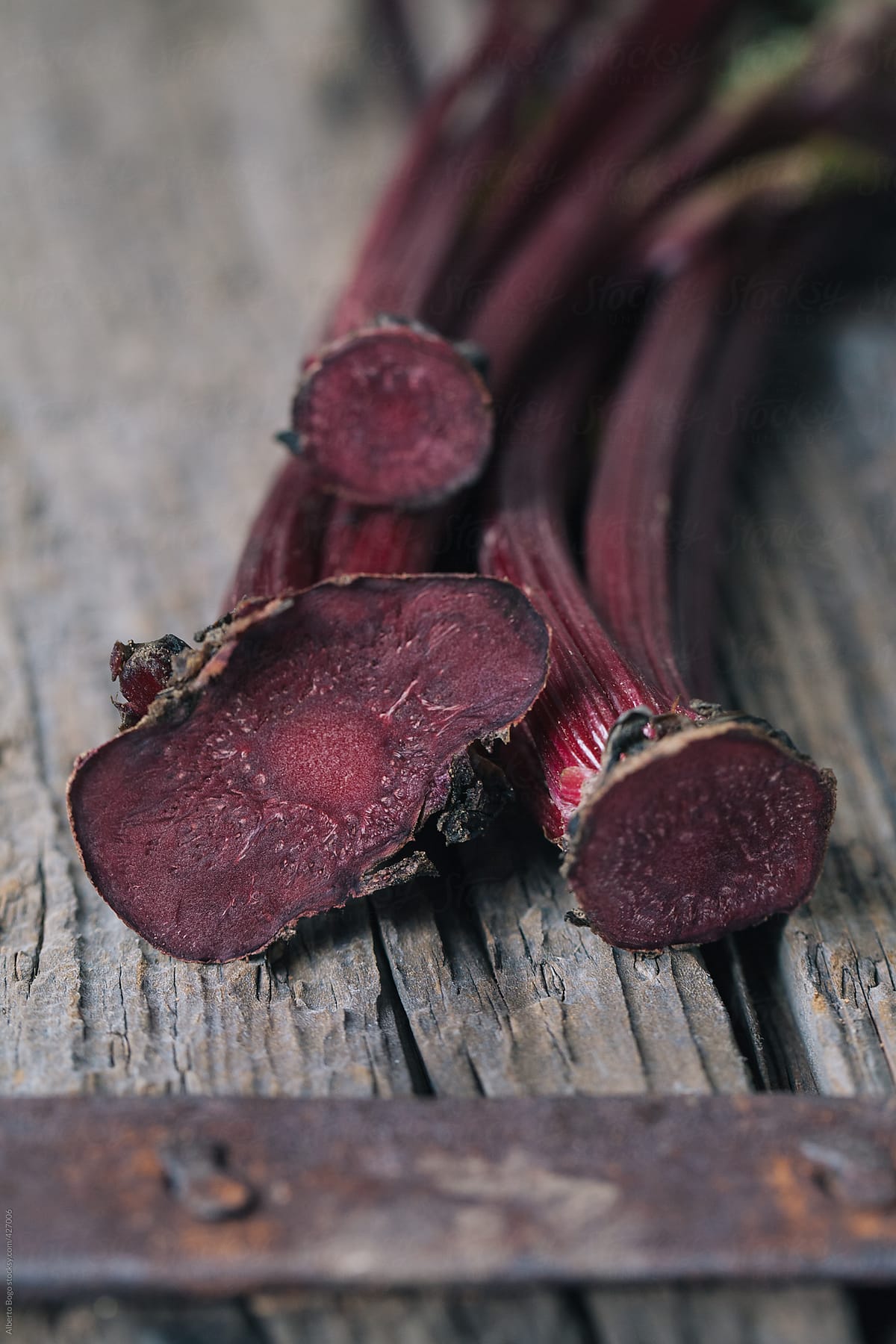 "Cutted Raw Organic Beets" by Stocksy Contributor "Studio Serra" - Stocksy