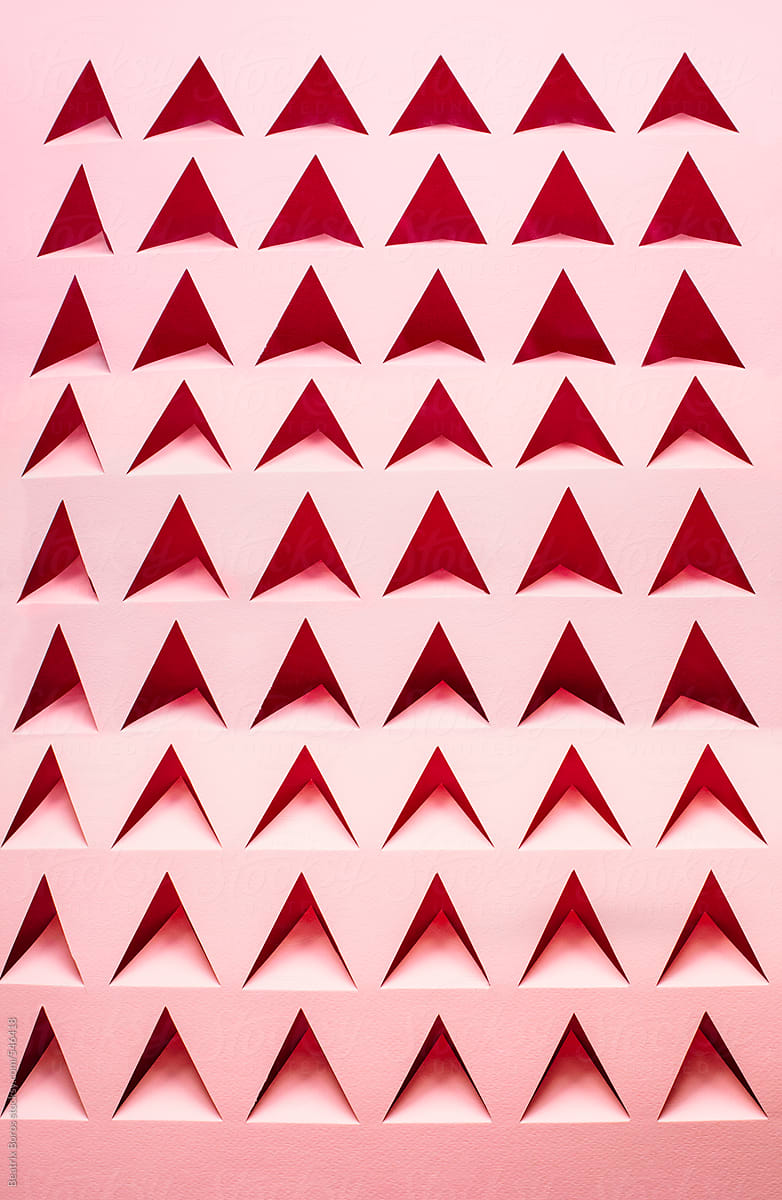 "Polygon Pattern Made Of Paper" by Stocksy Contributor "Beatrix Boros ...
