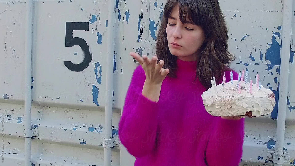 "Sad Woman Tasting A Cake" by Stocksy Contributor "Danil Nevsky" - Stocksy