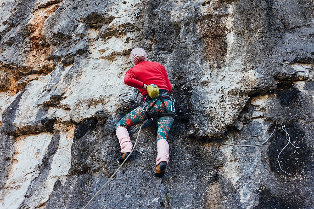 "Rock Climbing" by Stocksy Contributor "Dimitrije Tanaskovic" - Stocksy