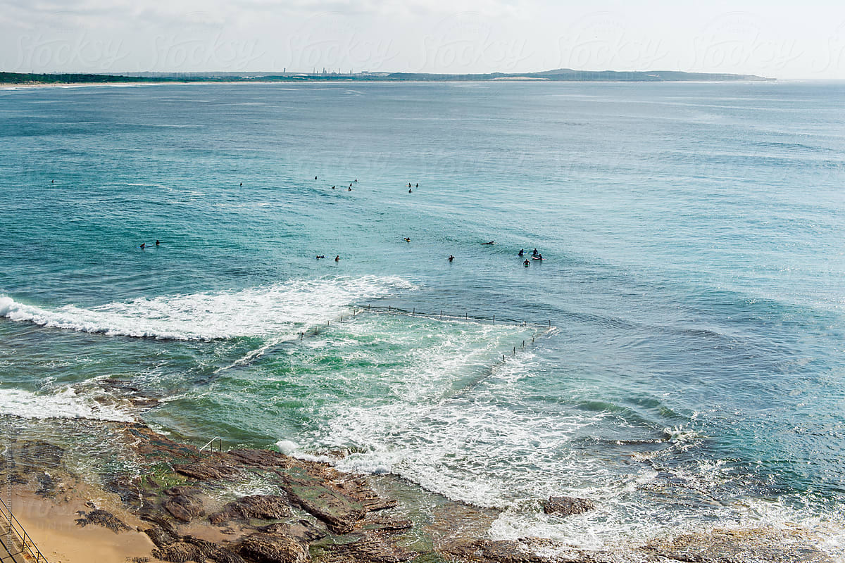 "Surfers In The Water At Cronulla In Summer" by Stocksy Contributor ...