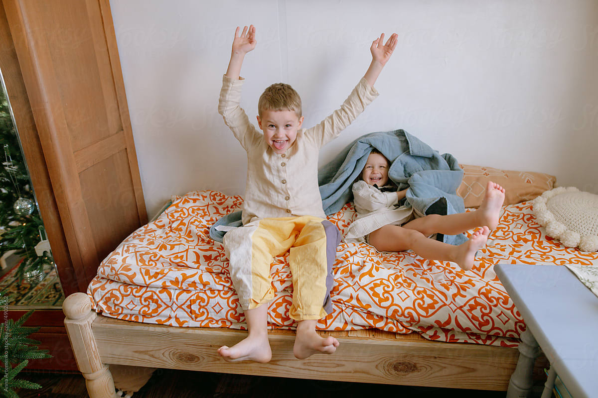 Children Playing Hide And Seek