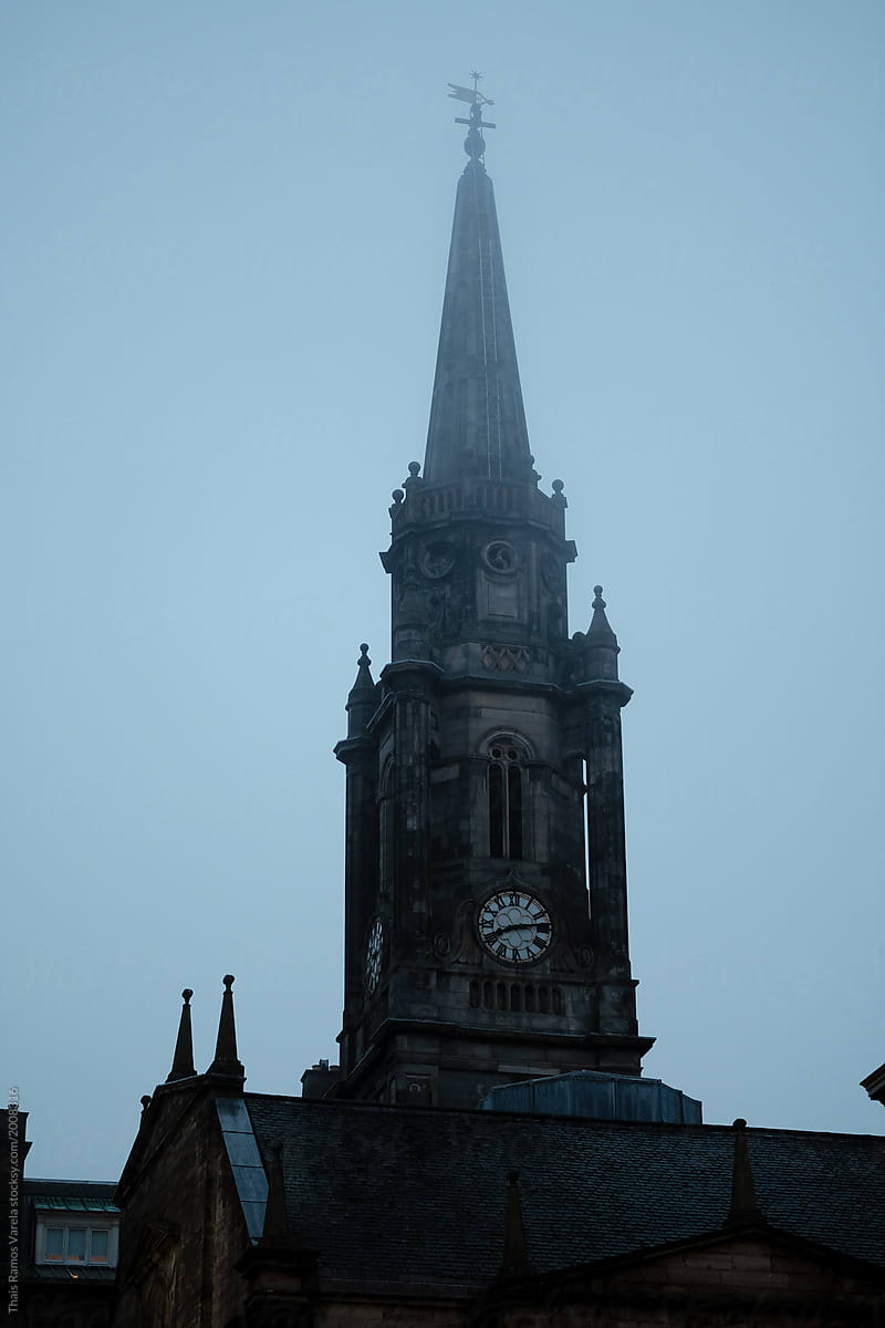 "Clock Tower Of A Medieval Building" by Stocksy Contributor "THAIS ...