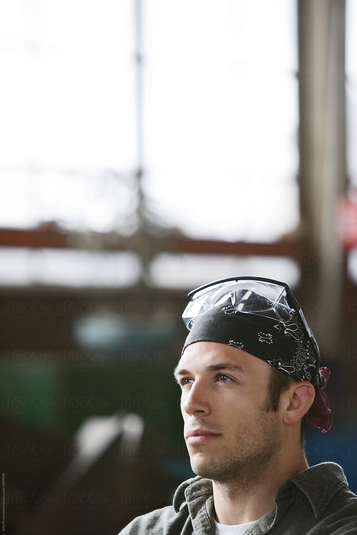 "Portrait Of A Male Factory Worker" by Stocksy Contributor "Walter And ...