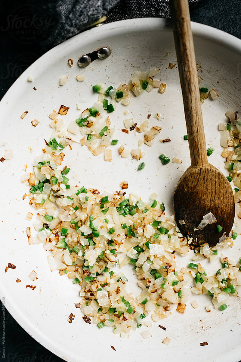 "Browning Spring Onions" by Stocksy Contributor "CWP, LLC" - Stocksy