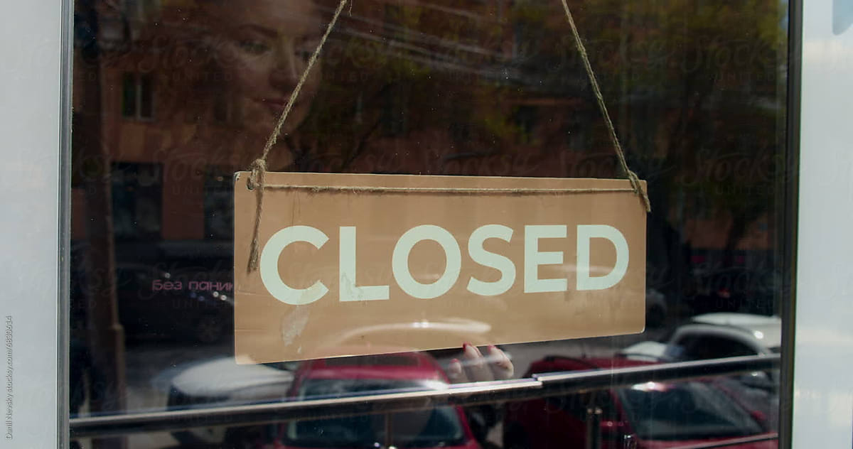 "Shop Owner Turning Closed Sign To Open Sign" by Stocksy Contributor ...