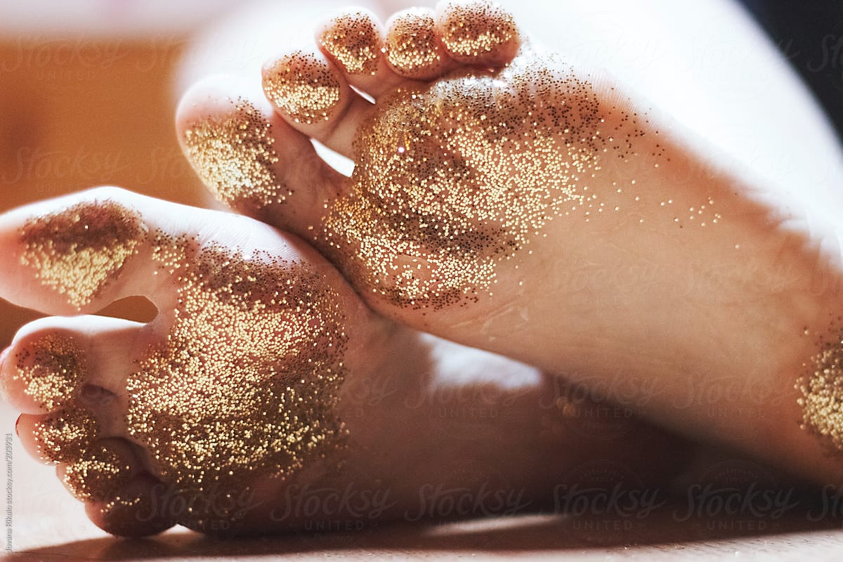 "Glitter Foot" by Stocksy Contributor "Jovana Rikalo" - Stocksy