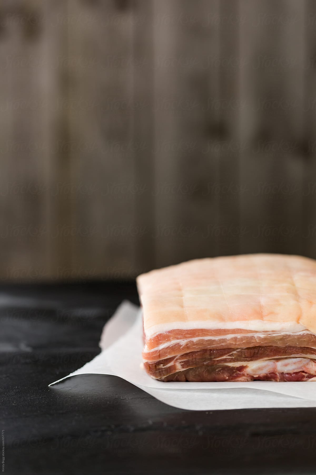"Raw Pork Belly Meat Joint" by Stocksy Contributor "Kirsty Begg" - Stocksy