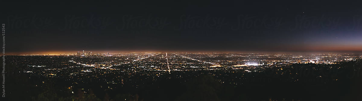 "Panorama Of Las Angeles." by Stocksy Contributor "Dylan M Howell ...