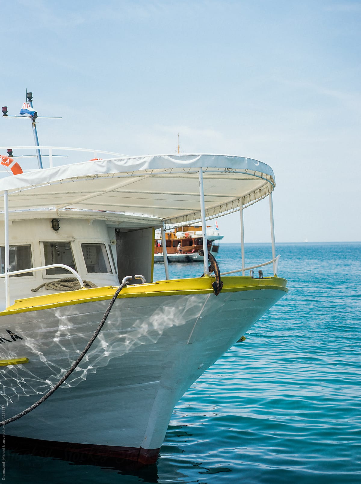"White Boat On Waves" by Stocksy Contributor "Dreamwood Photography ...