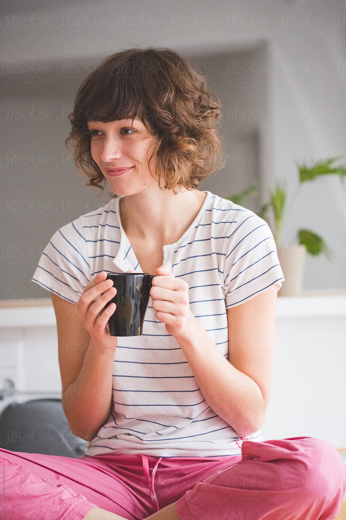 "Young Woman Drinking A Cup Of Tea" by Stocksy Contributor "Michela ...