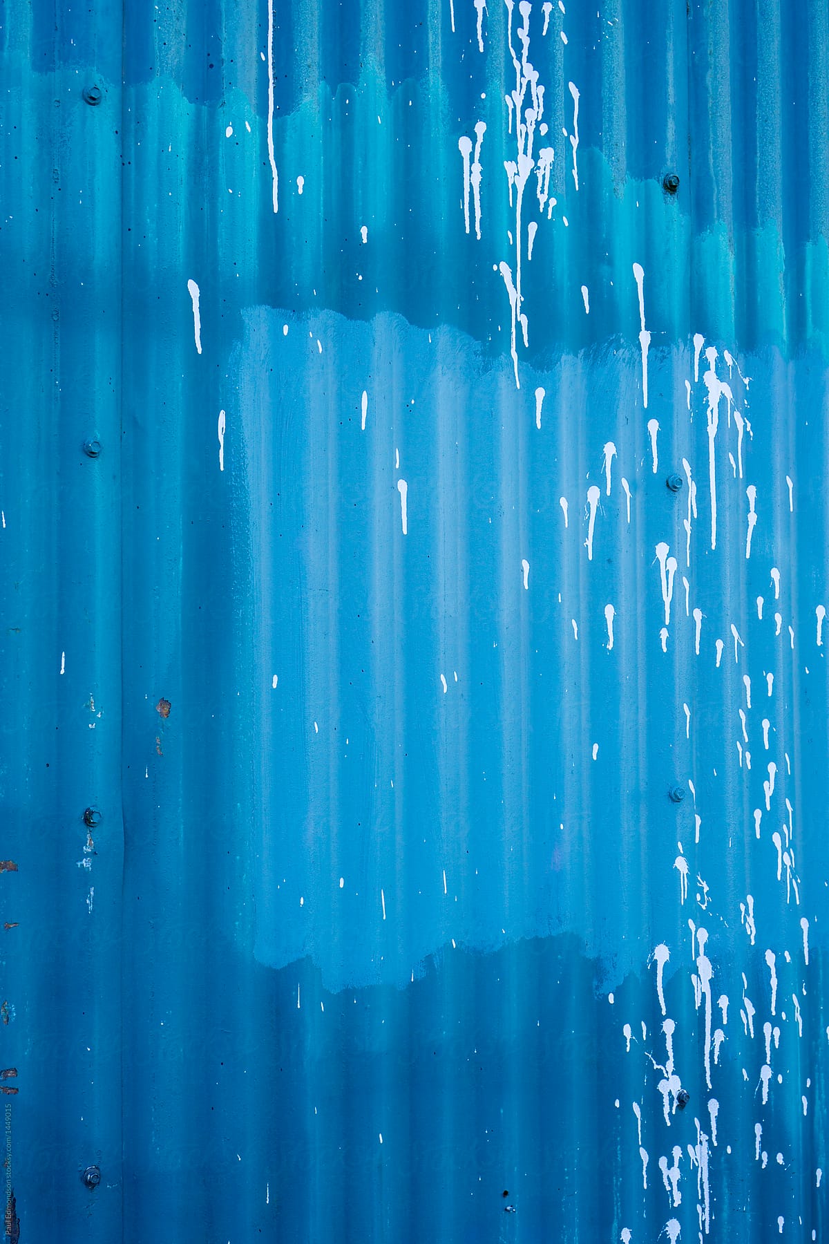 "Splattered Paint And Graffiti On Warehouse Wall" by Stocksy ...