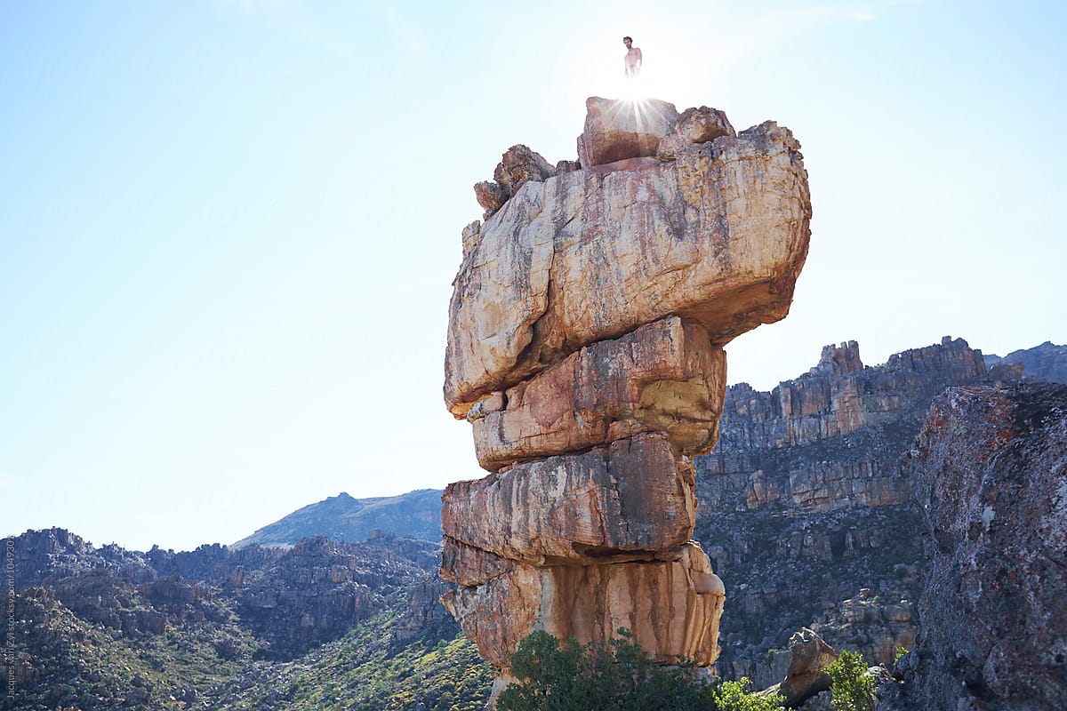 "Standing On Top." by Stocksy Contributor "Jacques Van Zyl" - Stocksy