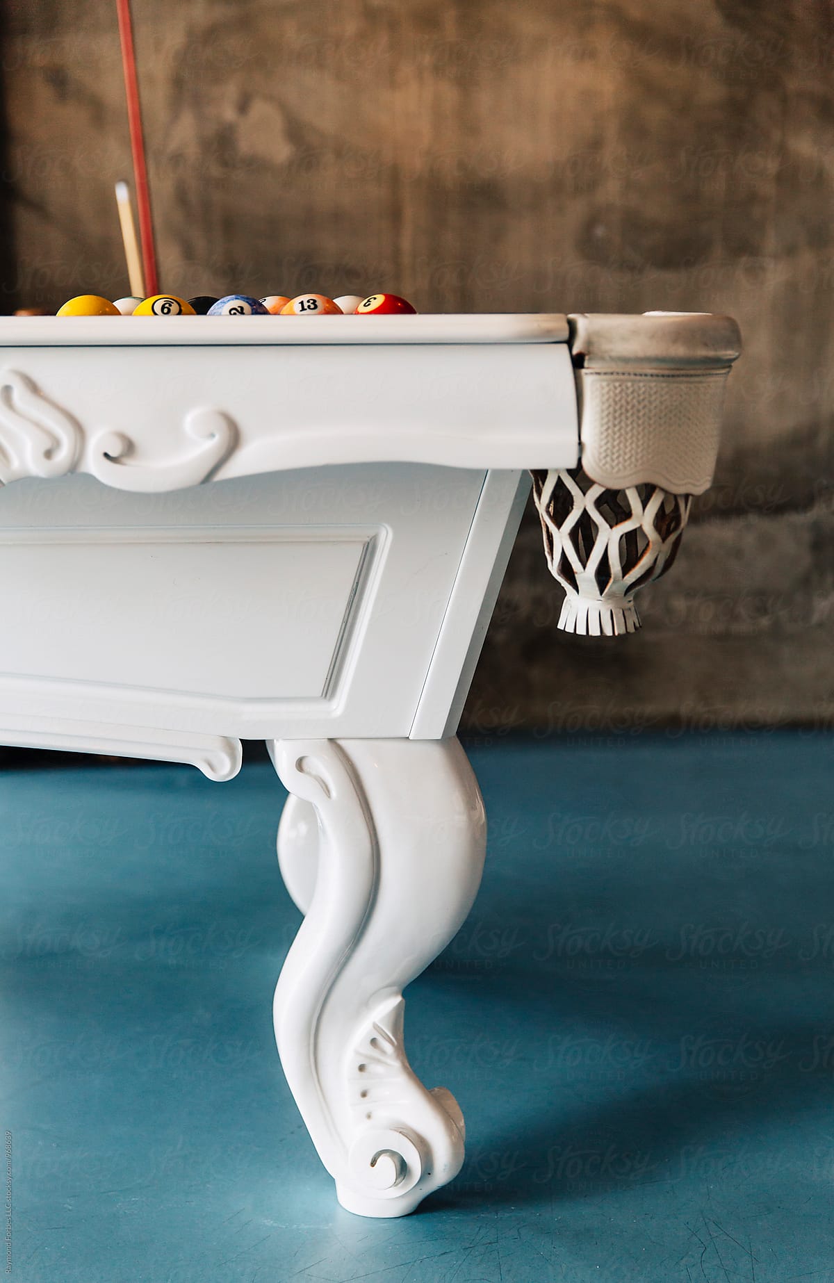 "Cool White Billiard Table" by Stocksy Contributor "Raymond Forbes LLC ...
