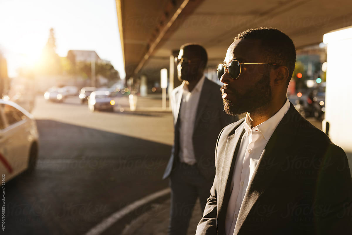 "Cool Men In Stylish Suit On Street" by Stocksy Contributor "VICTOR ...