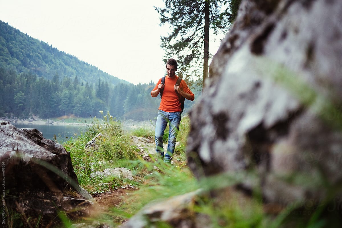 "Hiking Into The Wild" by Stocksy Contributor "Vero." - Stocksy