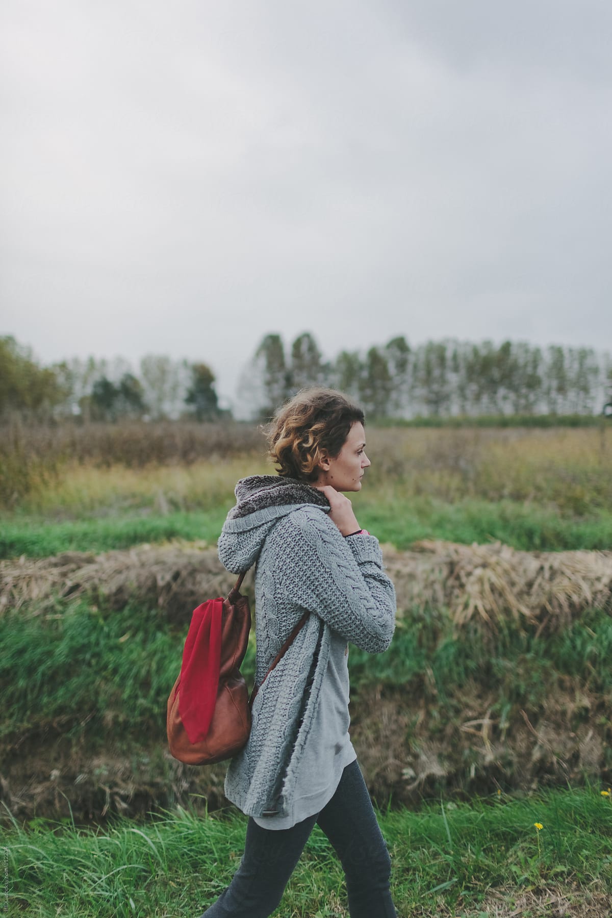 "Woman With Pack In Nature" by Stocksy Contributor "Mattia" - Stocksy