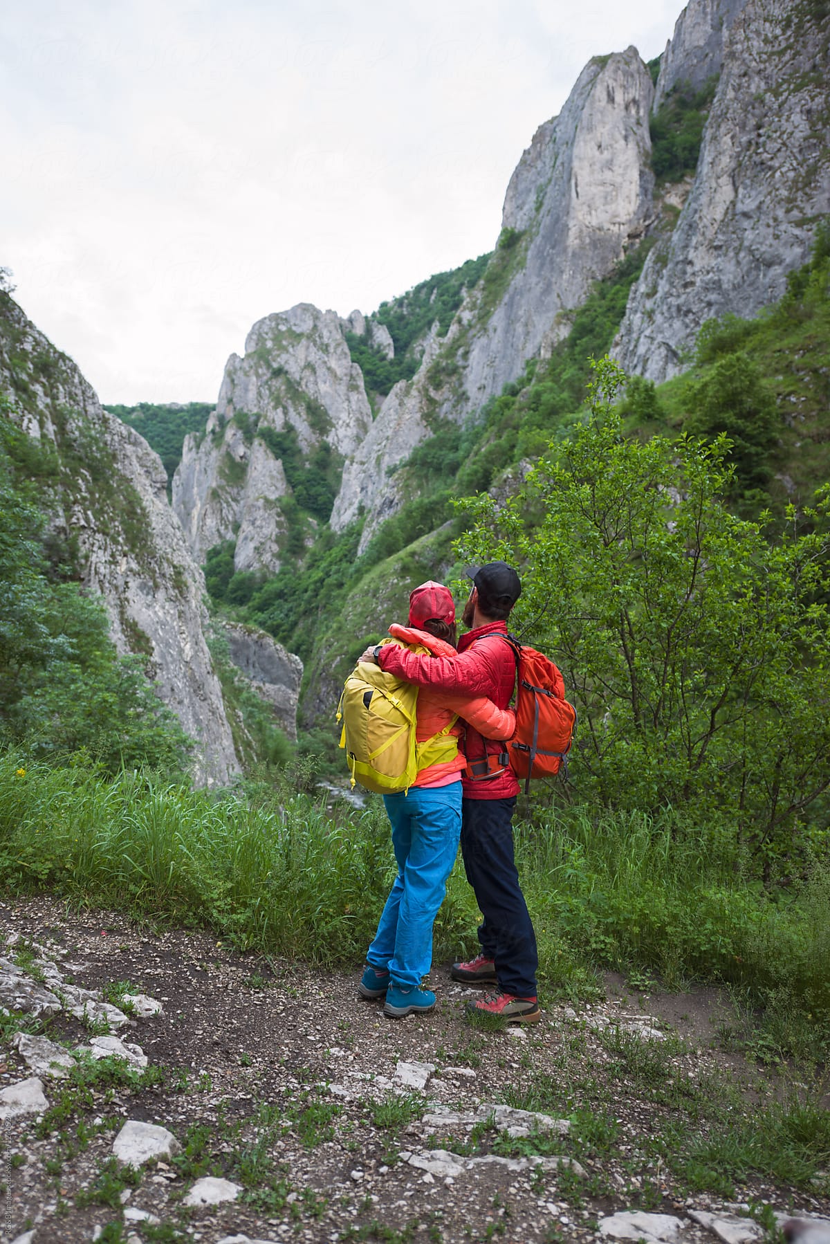 "Couple Of Hikers Enjoying The View Outdoor In Nature" by Stocksy ...