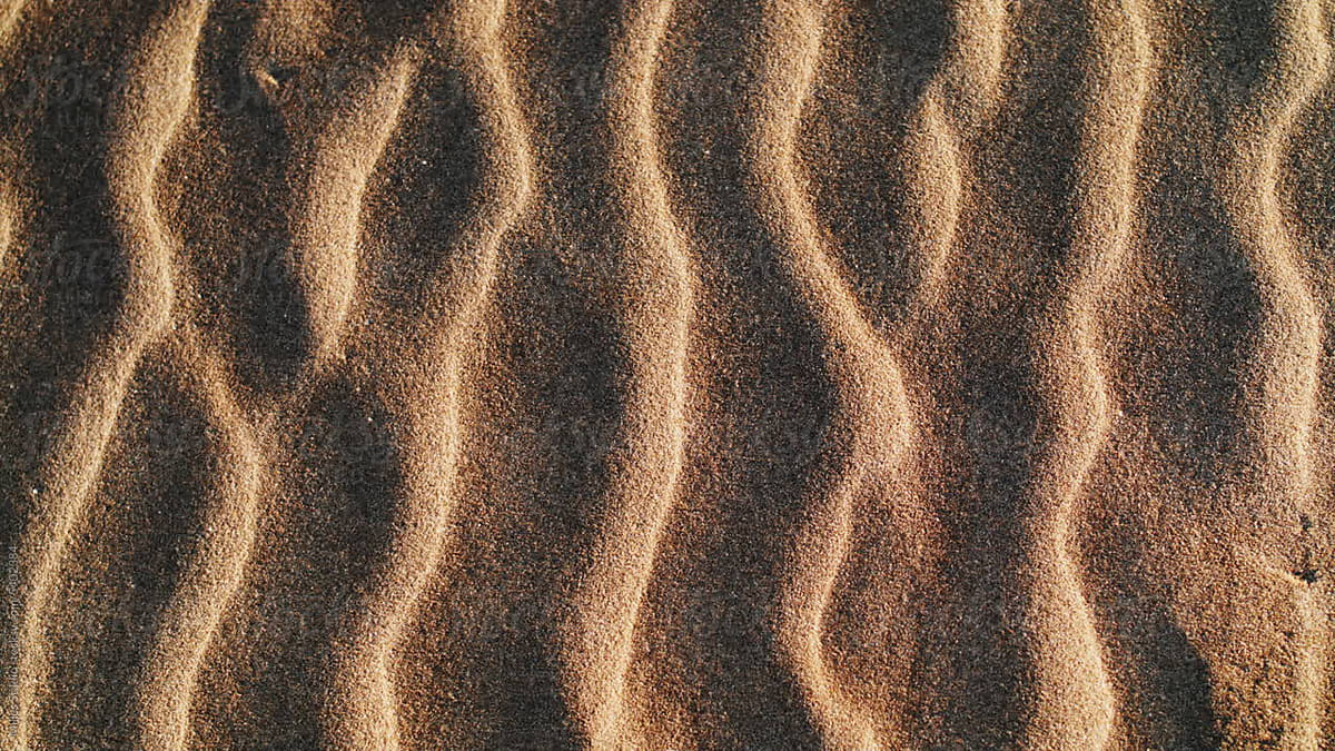 "Rippled Lines Of Dry Sand On Beach" by Stocksy Contributor "Milles ...