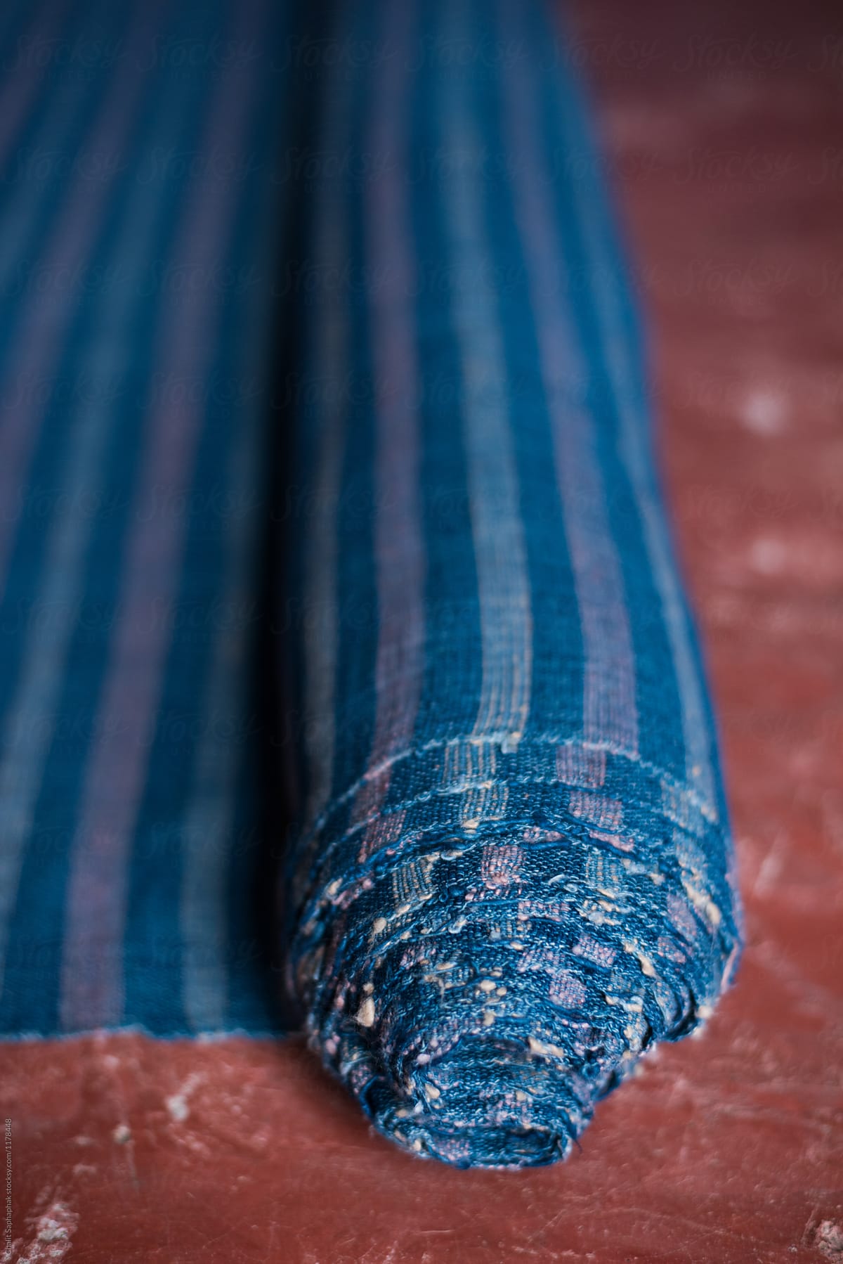 "Traditional Indigo Fabric" by Stocksy Contributor "Chalit Saphaphak ...