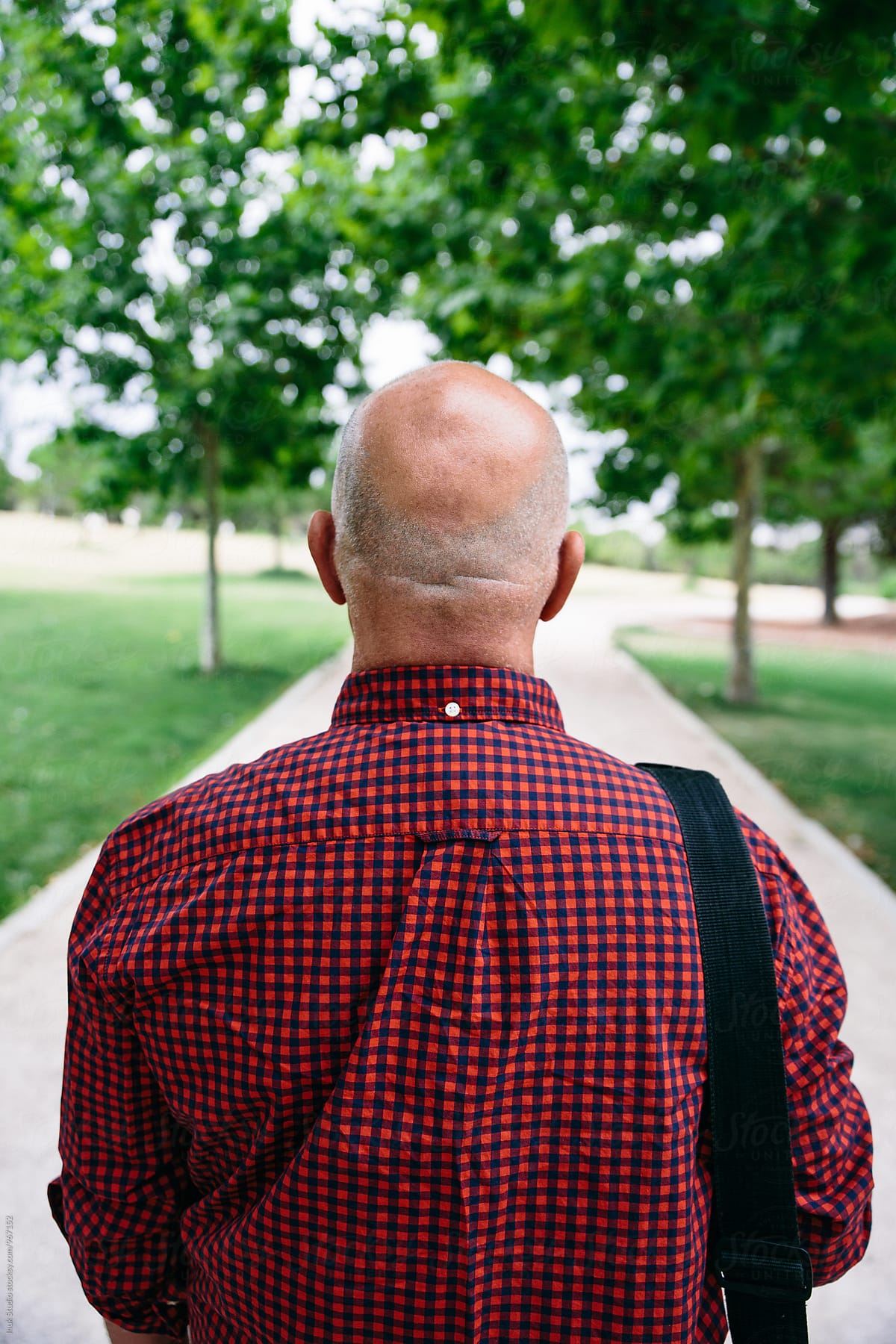 "Back View Of Bald Senior Man" by Stocksy Contributor "Inuk Studio ...