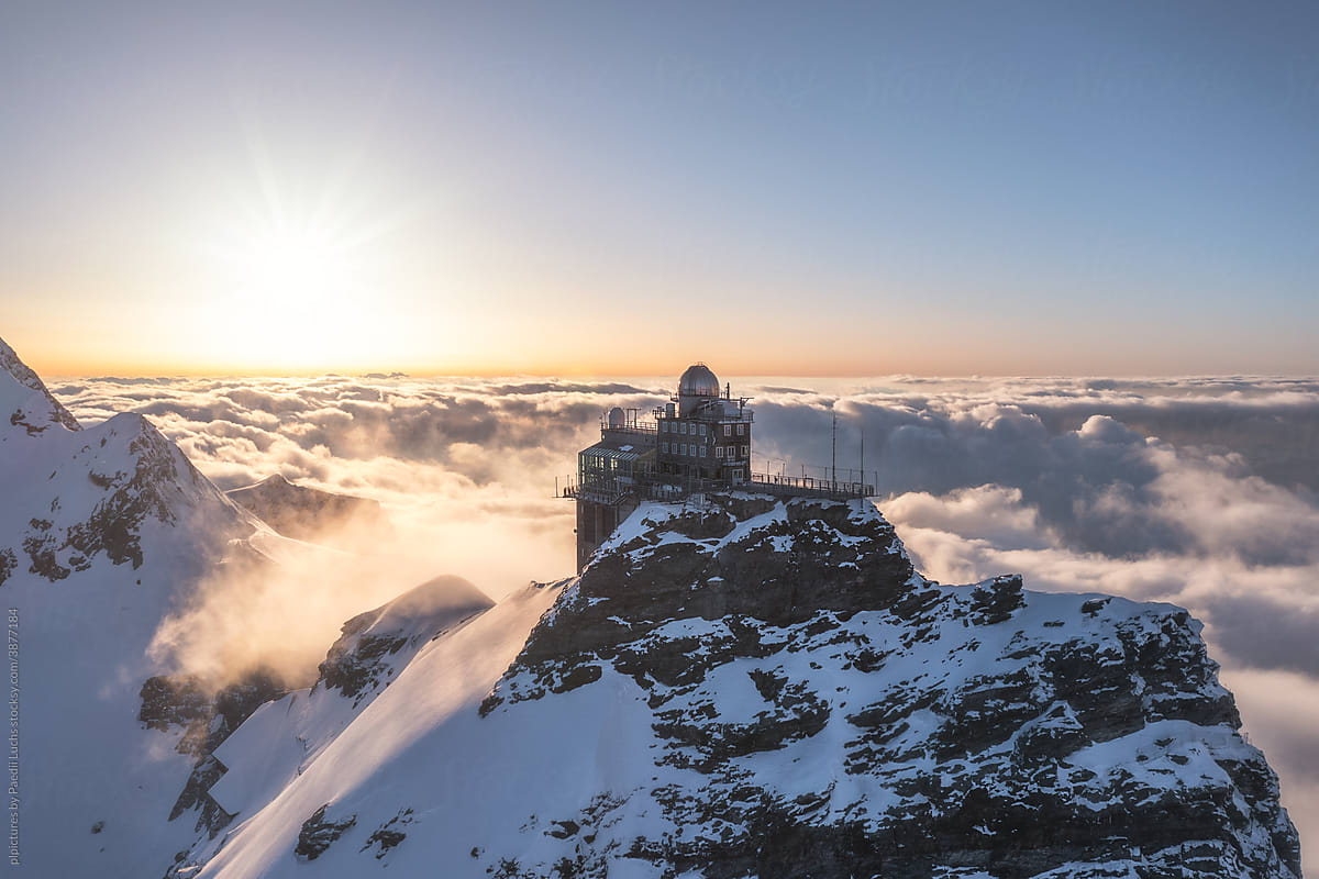 "The Jungfraujoch Observatory In The Alps." by Stocksy Contributor ...