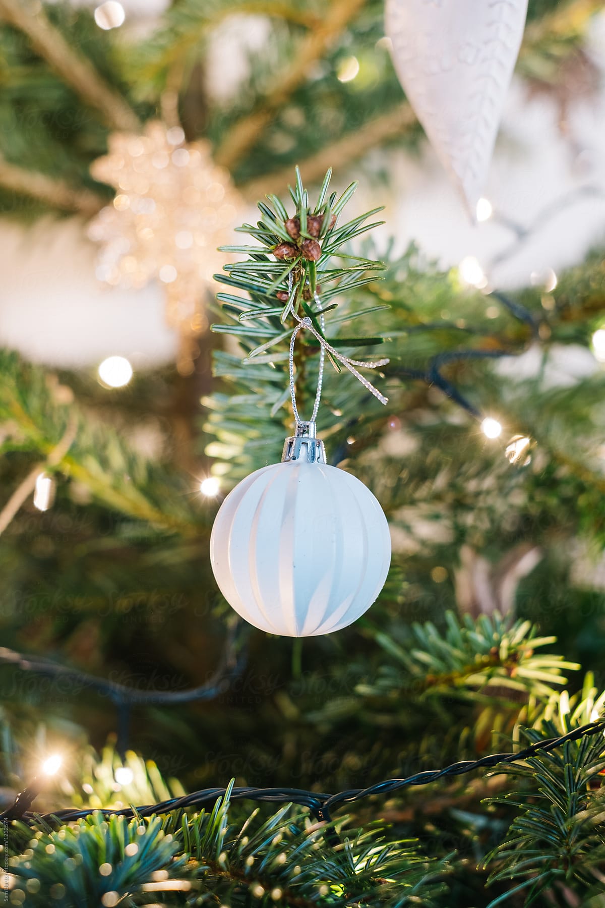 "Christmas Tree Decorations" by Stocksy Contributor "Sam Burton" - Stocksy