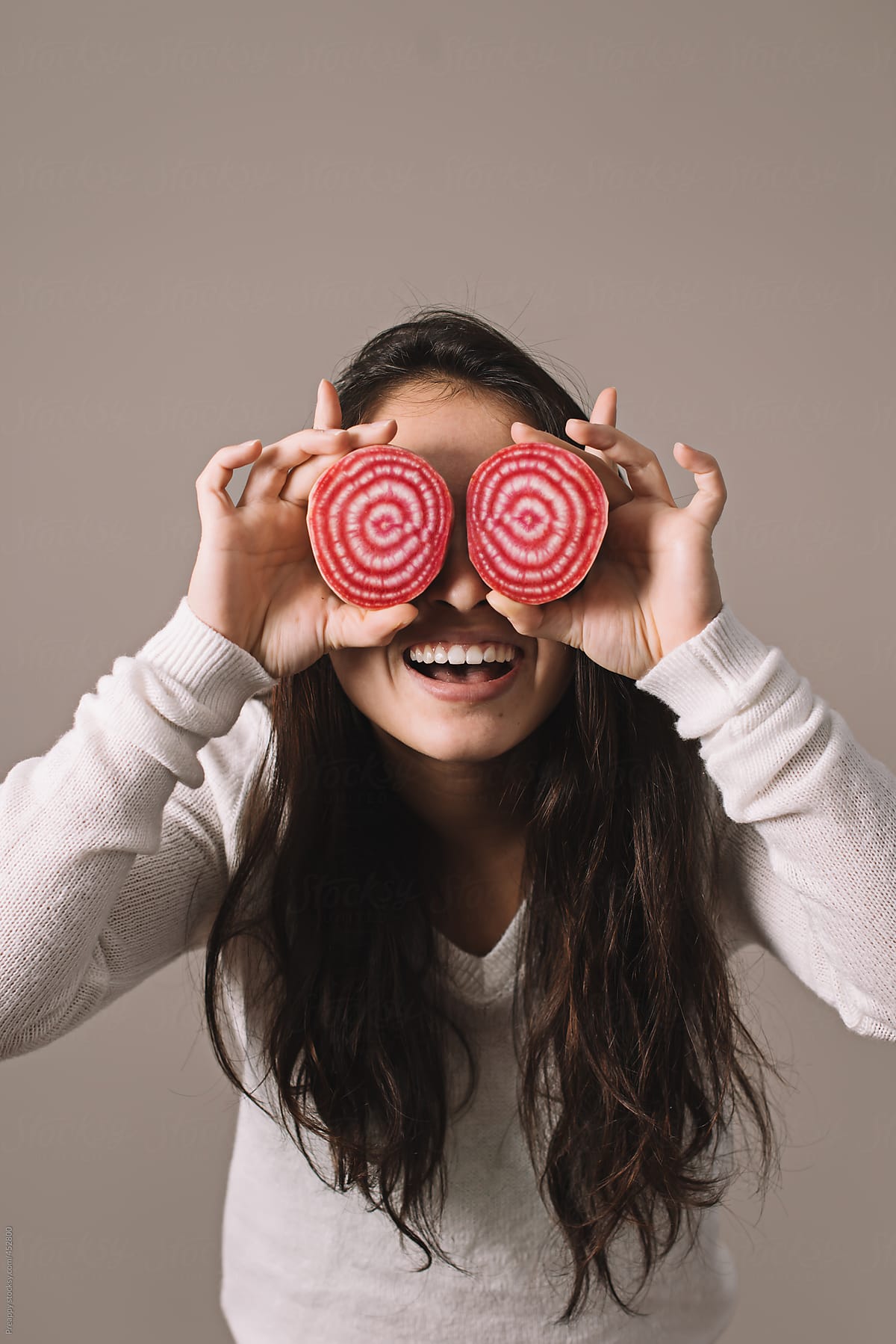 "Candy Cane Beet Eyes" by Stocksy Contributor "Preappy" - Stocksy