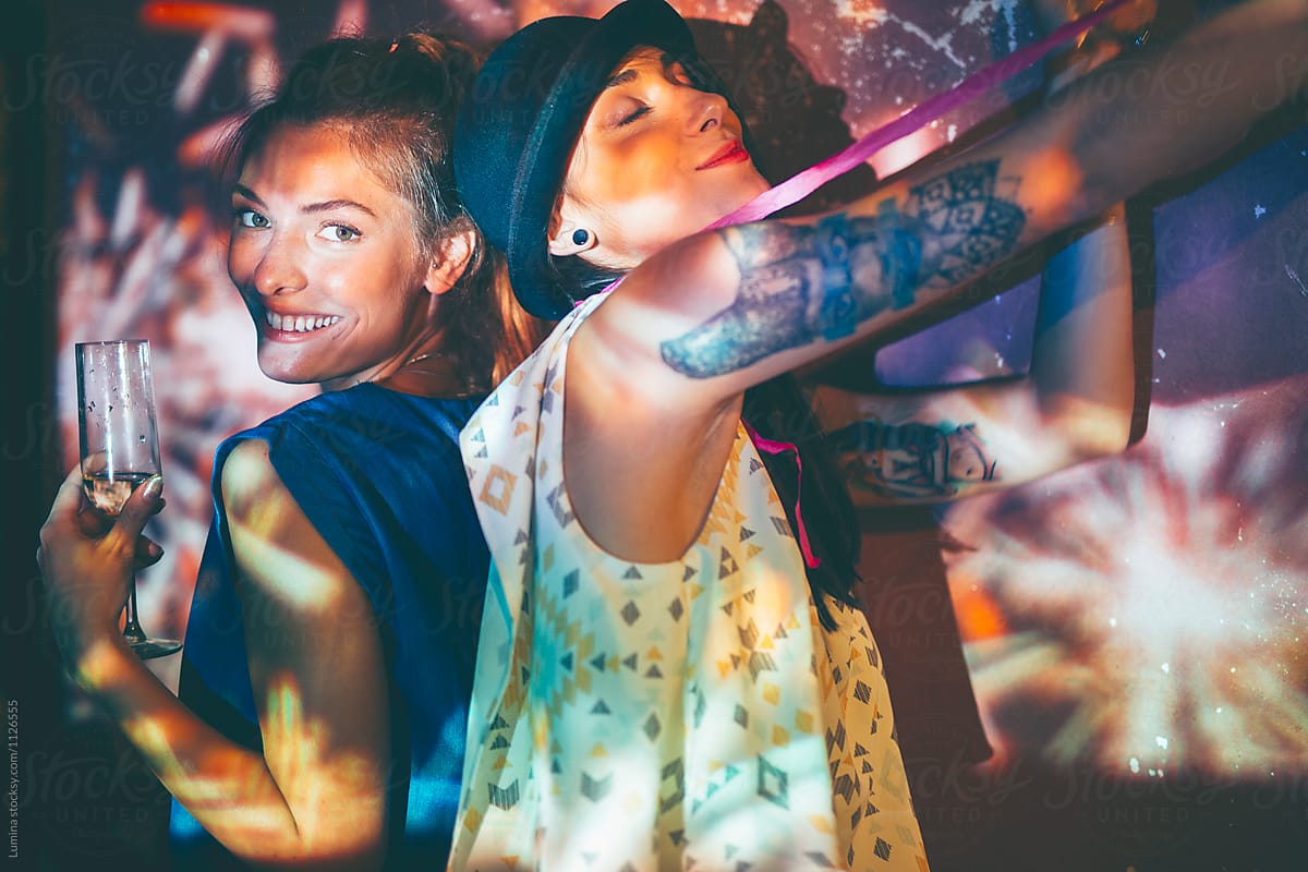 "Girls Having Fun At Party" by Stocksy Contributor "Lumina" - Stocksy
