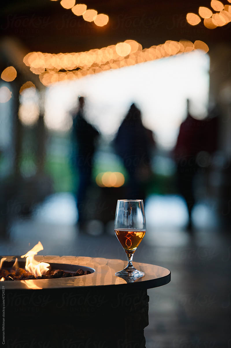 "Beer And A Fire Pit" by Stocksy Contributor "CWP, LLC" - Stocksy