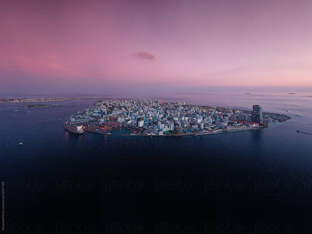 "Male' Capital At Dawn" by Stocksy Contributor "Mohamed Muha" - Stocksy