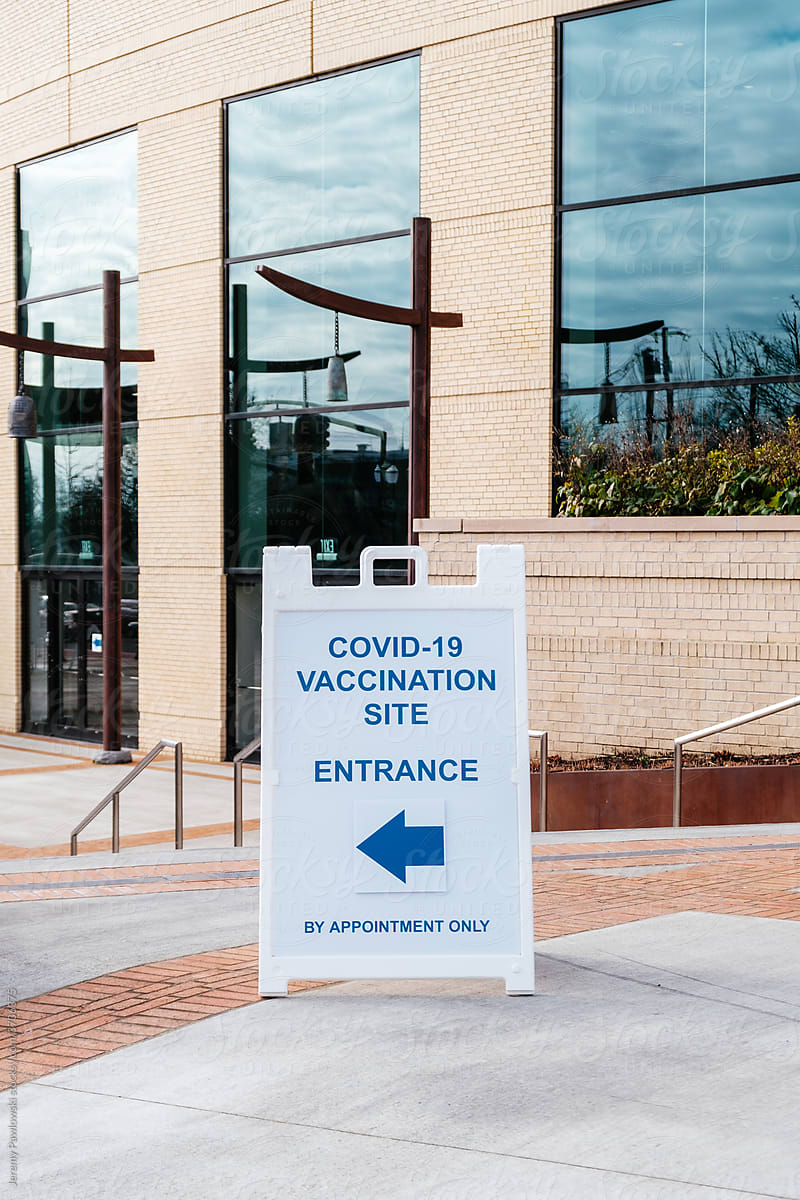 "Covid-19 Vaccination Site" by Stocksy Contributor "J. Anthony" - Stocksy