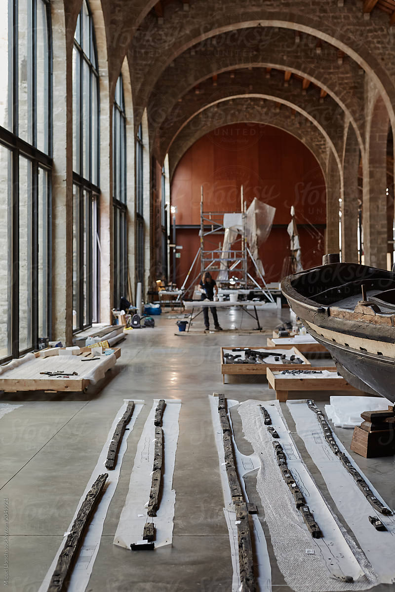 "Restoration Area Of A Sailing Museum" by Stocksy Contributor "Miquel ...