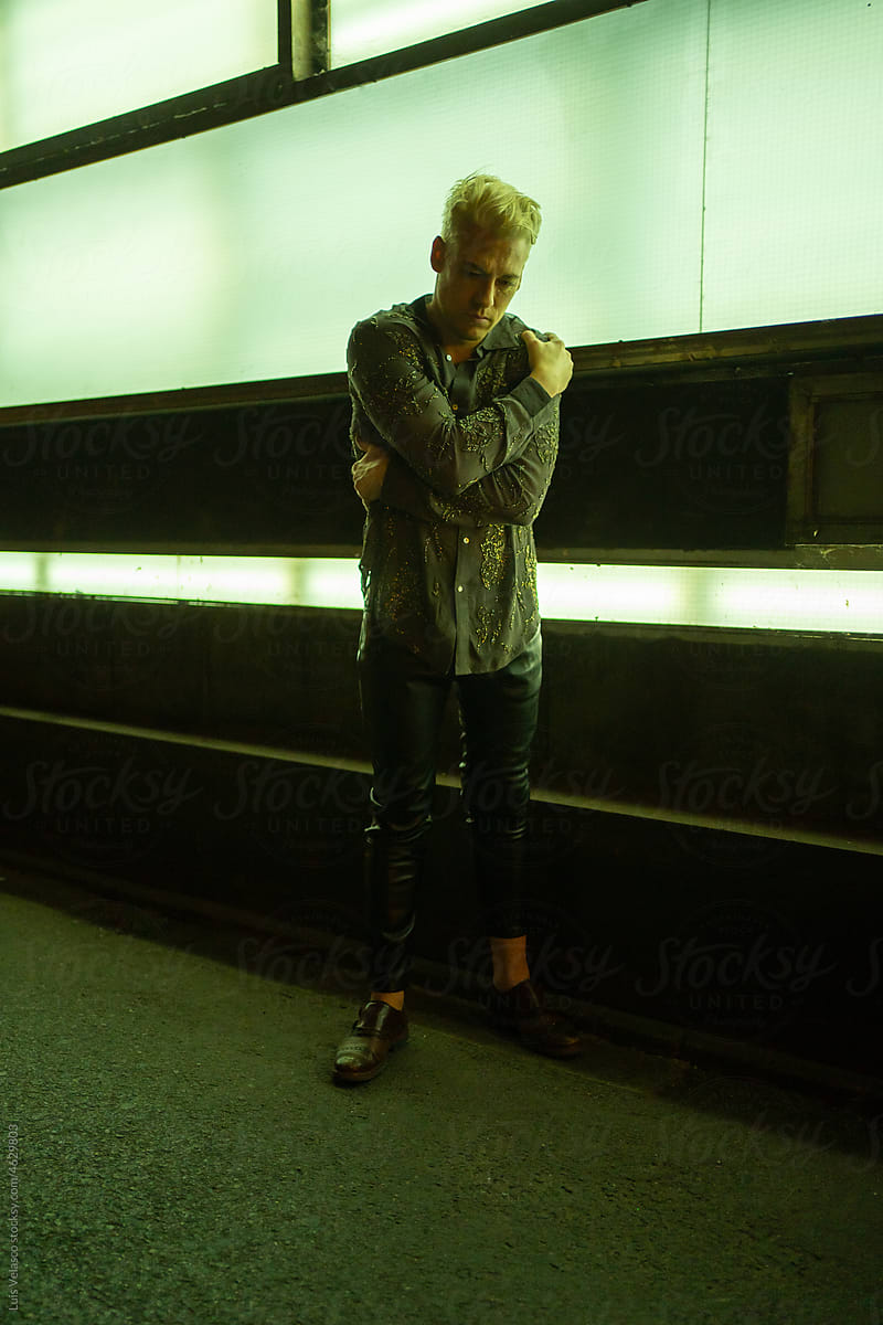 Worried Man Standing