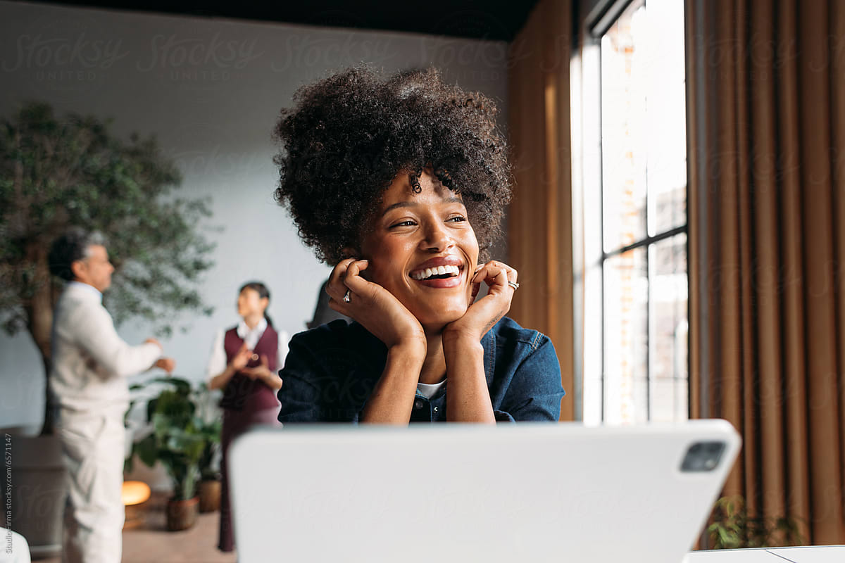 "Working In Good Mood" by Stocksy Contributor "Studio Firma" - Stocksy