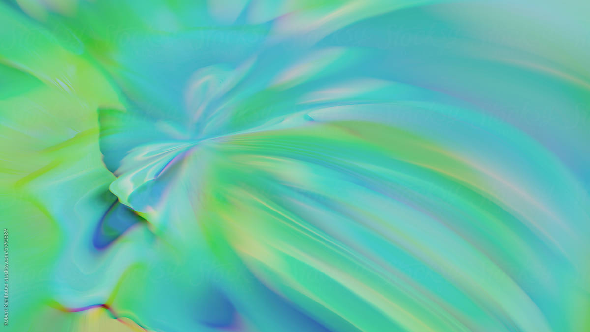 "3D Render Of Light Refracting Abstract Glass Surface" by Stocksy ...