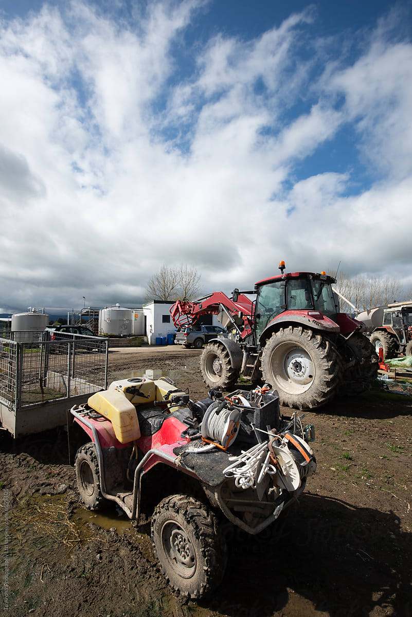 "Farm Wheels" by Stocksy Contributor "Te Aroha Photography Ltd" - Stocksy
