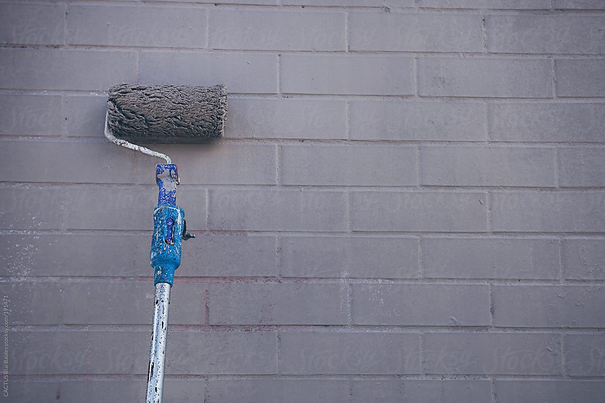 "Roller Painting" by Stocksy Contributor "CACTUS Creative Studio" - Stocksy