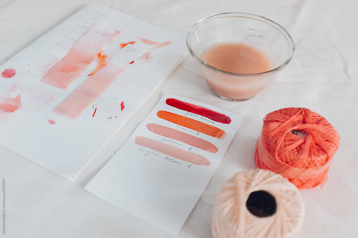 "Pastel Colour Samples For Cotton Thread" by Stocksy Contributor ...